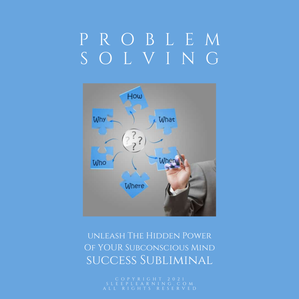 Problem Solving – SLEEP LEARNING