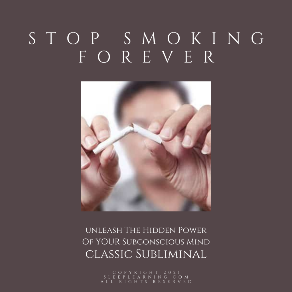Stop Smoking Forever – SLEEP LEARNING